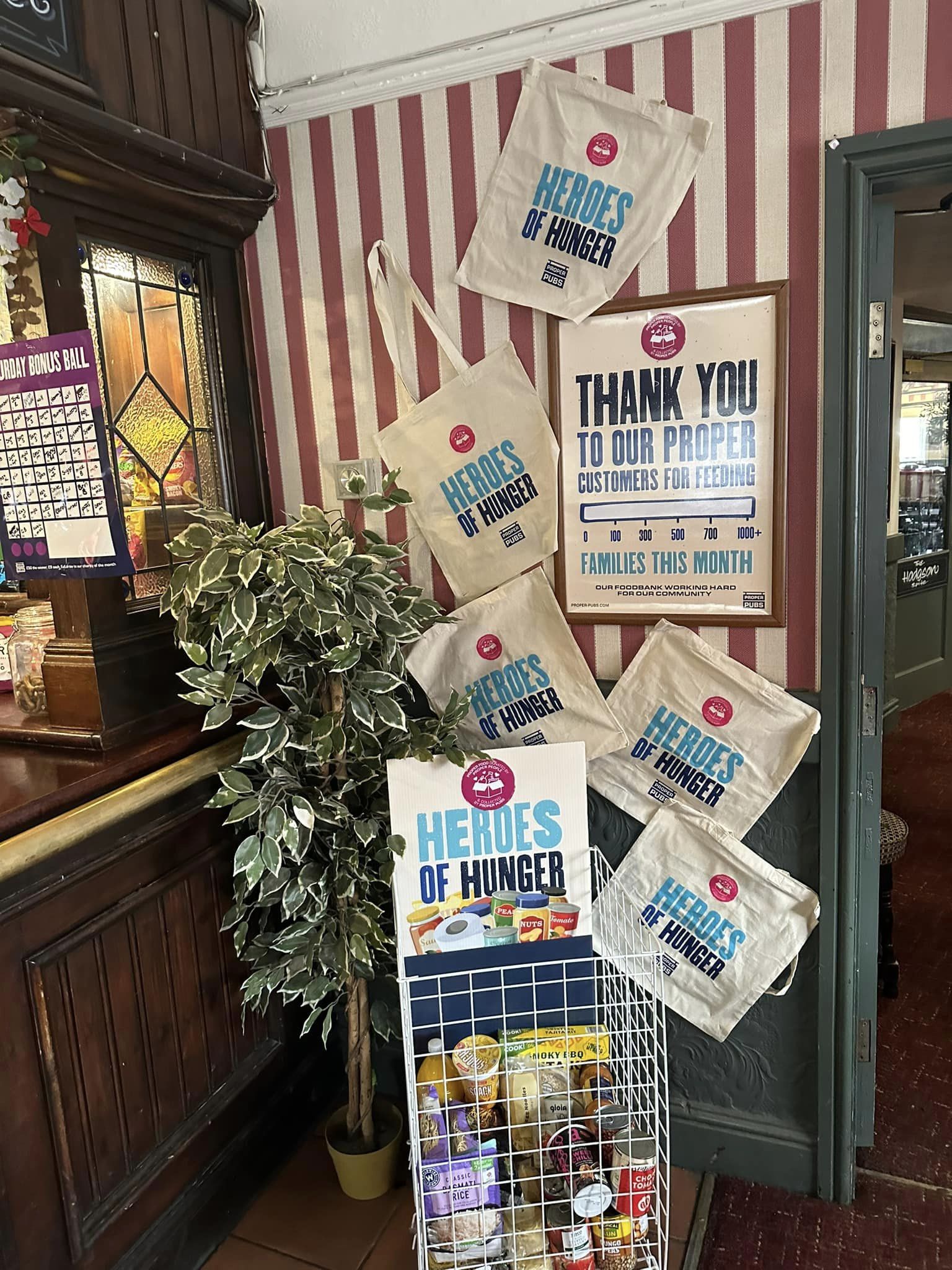 PROPER PUBS LAUNCHES HEROES OF HUNGER CAMPAIGN - Admiral Taverns
